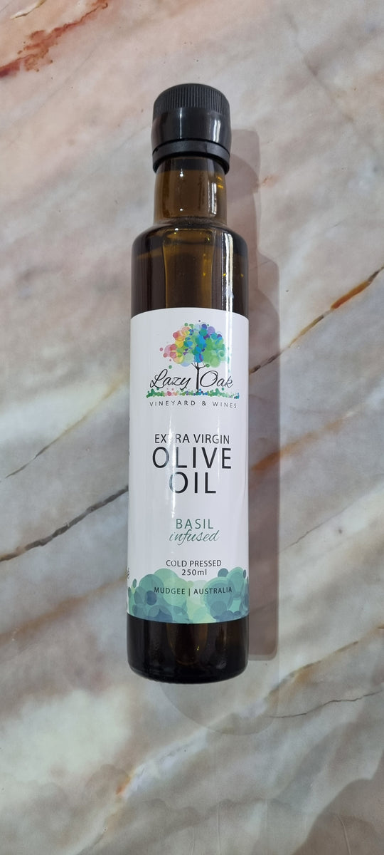 Lazy Oak Infused Olive Oil - Basil – A Little Taste of Mudgee