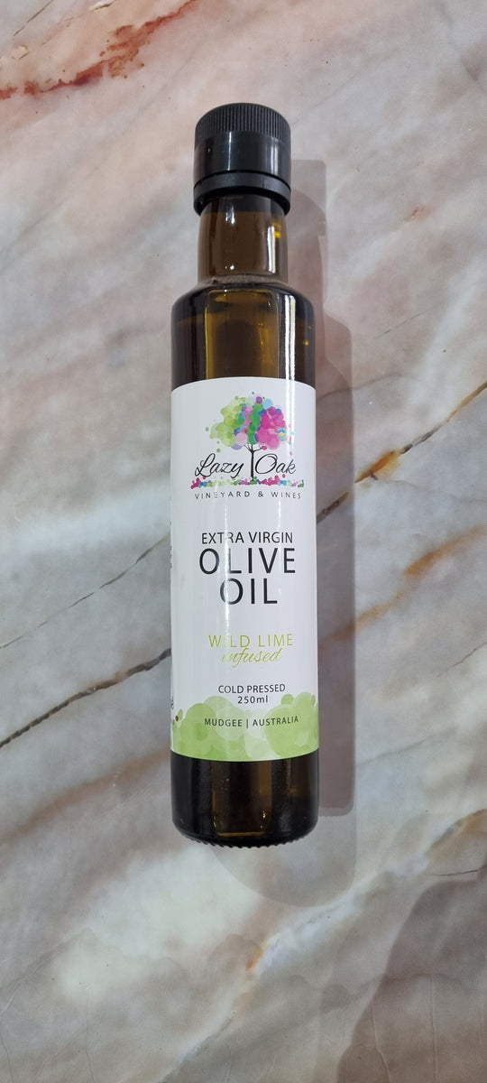 Lazy Oak Infused Olive Oil - Wild Lime – A Little Taste of Mudgee